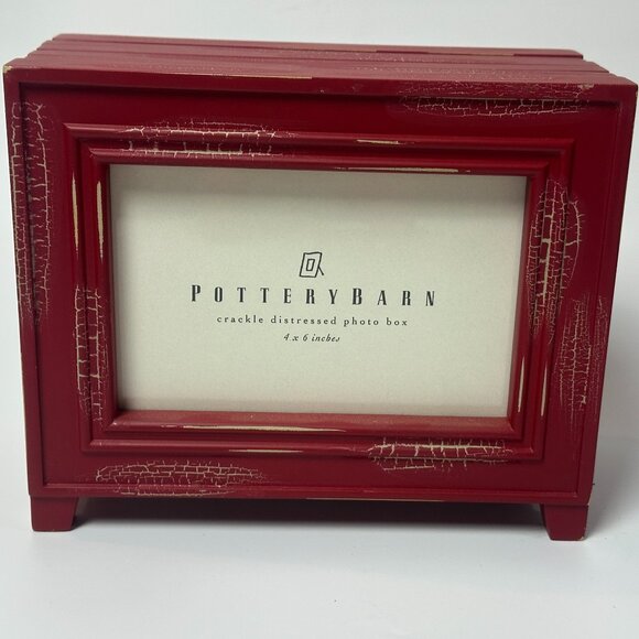 Pottery Barn | Accents | Pottery Barn Distressed Red Chalk Paint Photo ...
